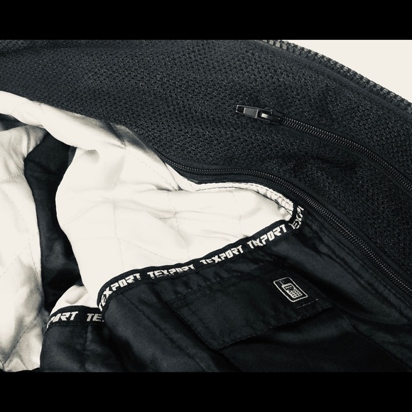 texport | Jackets & Coats | Black On Black Texport Armored Motorcycle ...